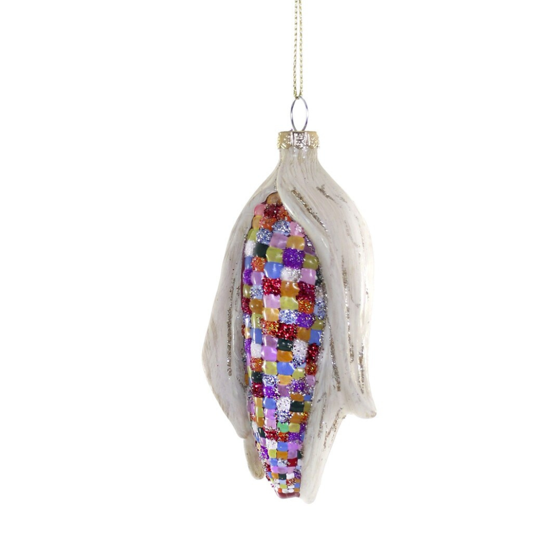 Rainbow Corn Ornament