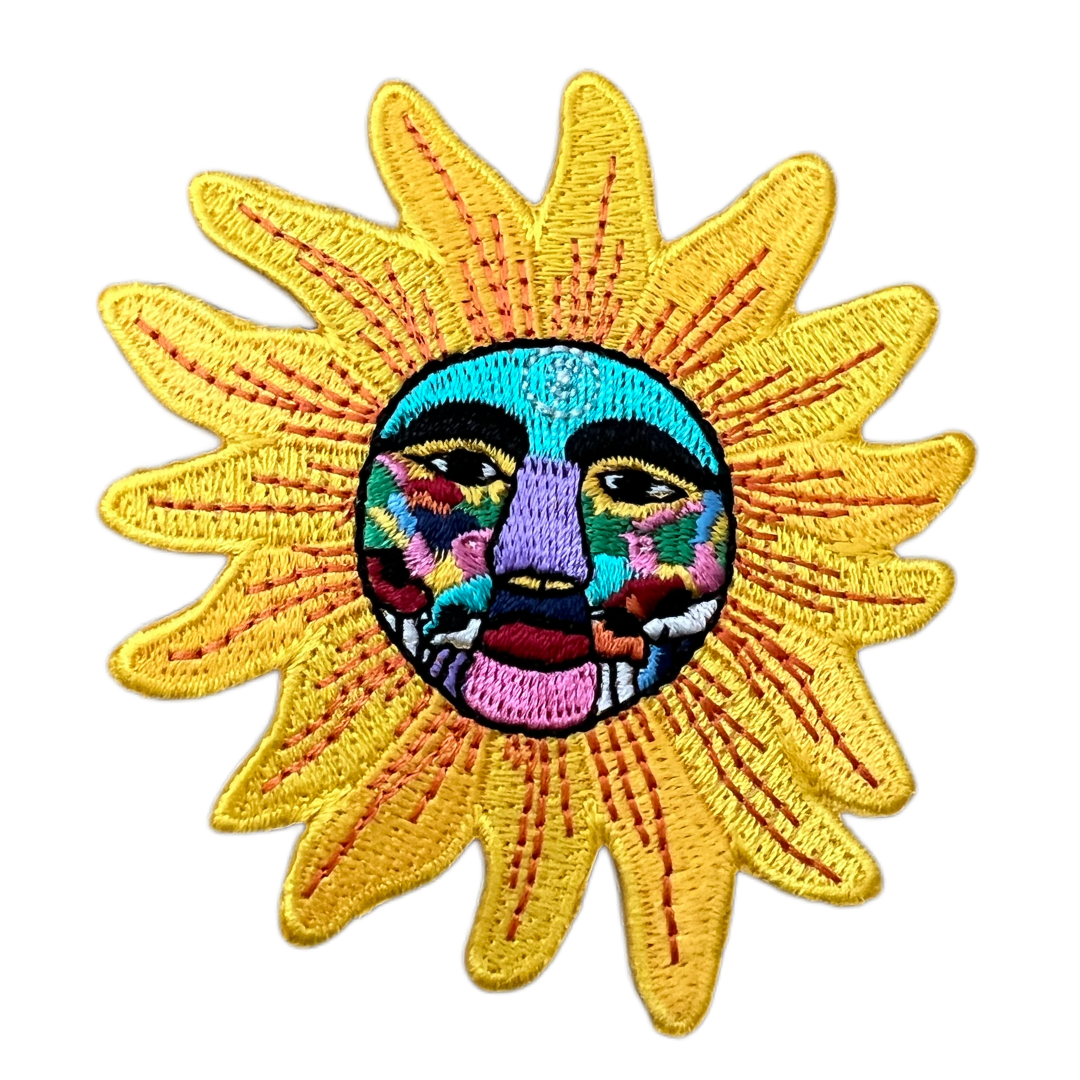 Sun Embroidered Patch