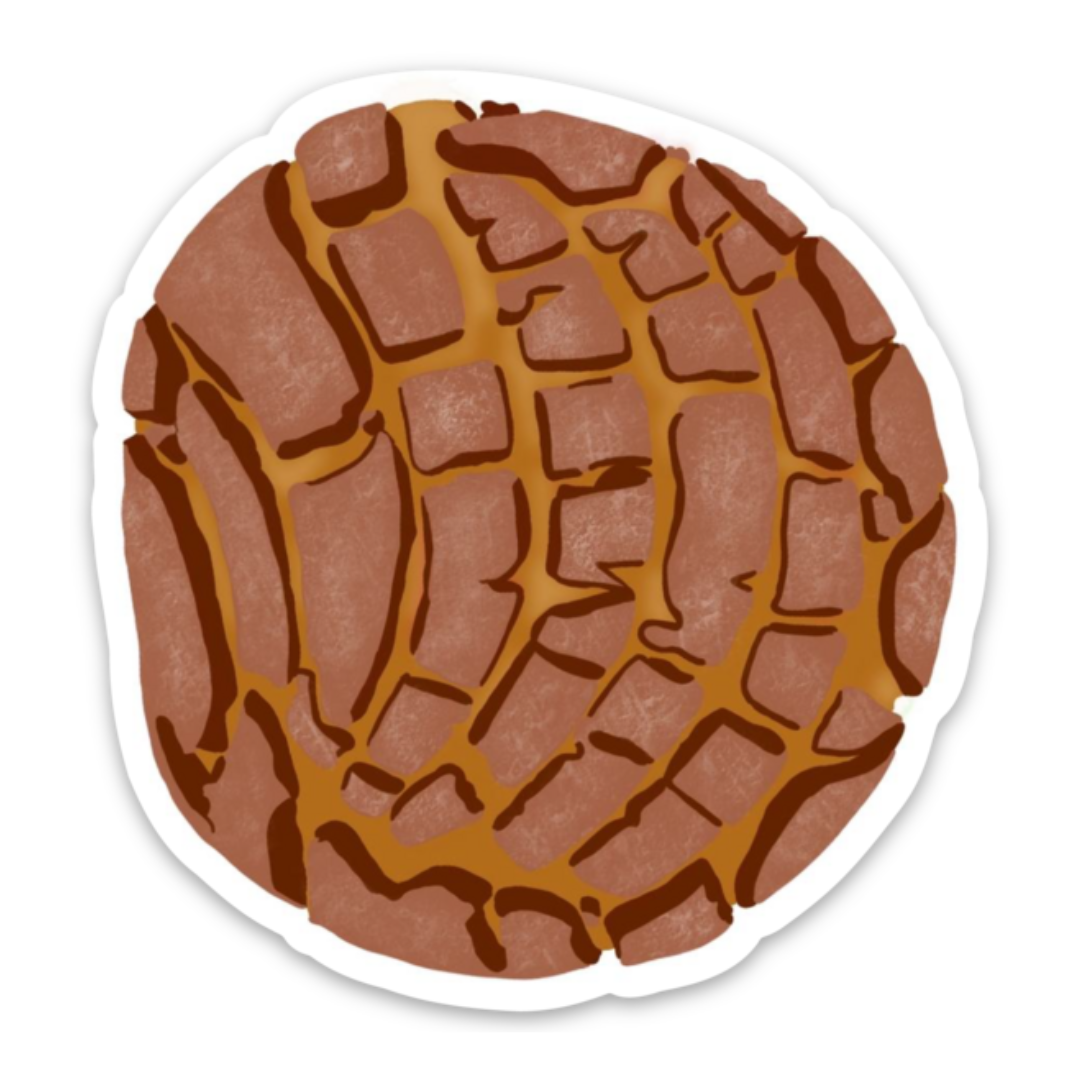 Chocolate Concha Sticker